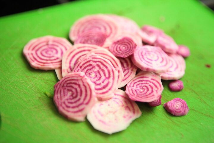 Two-Timin' Candy Beet Salad and a Socca